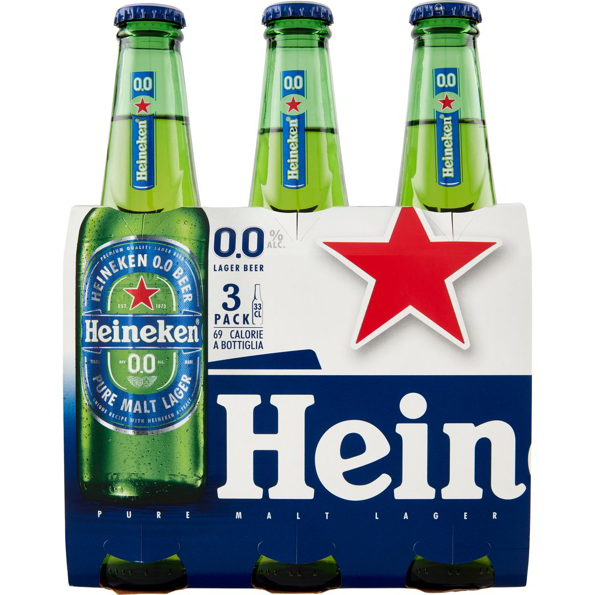 Birra analcolica 0.0 x3 HEINEKEN 3 X 330 ML - Coop Shop