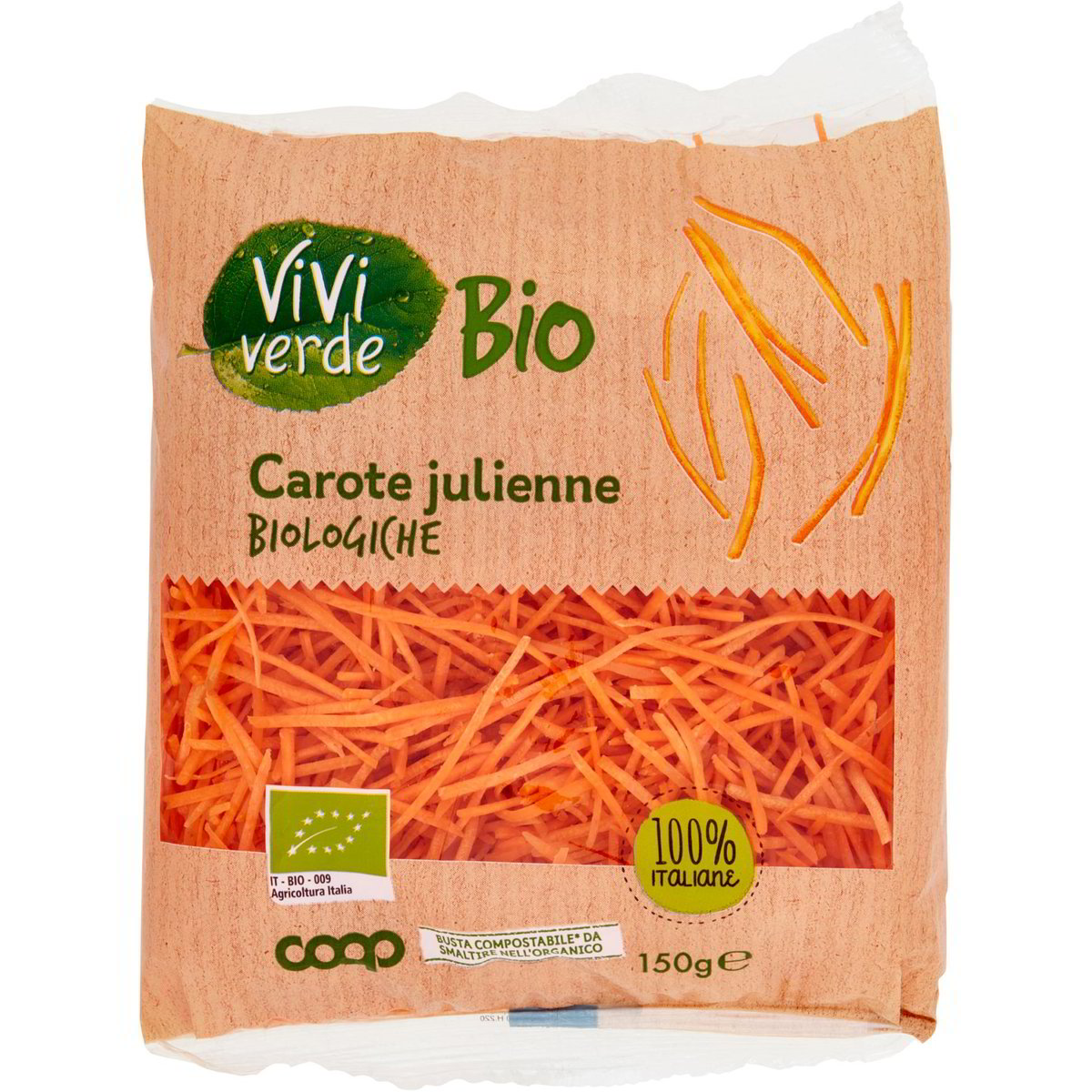 Carote julienne COOP - VIVI VERDE 150 G - Coop Shop
