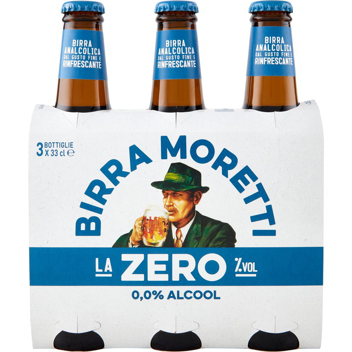 Birra analcolica zero BIRRA MORETTI 3 X 330 ML - Coop Shop