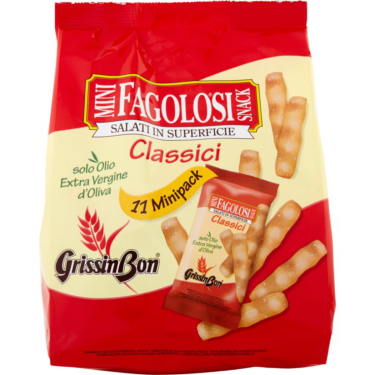 Grissini mini fagolosi GRISSIN BON 11 X 15 G - Coop Shop