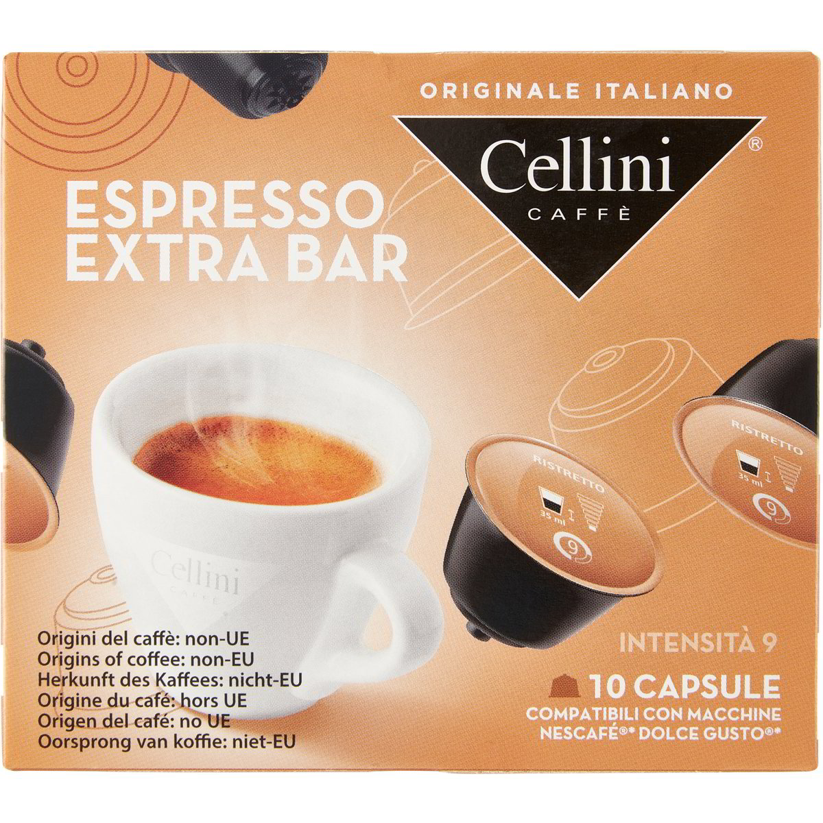 Capsule caffè extra barista x10 CELLINI - NESCAFÉ DOLCE GUSTO 75 G ...