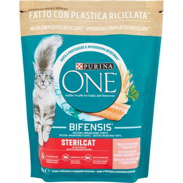 Crocchette per gatti sterilizzati salmone/frumento PURINA ONE 800 G - Coop Shop