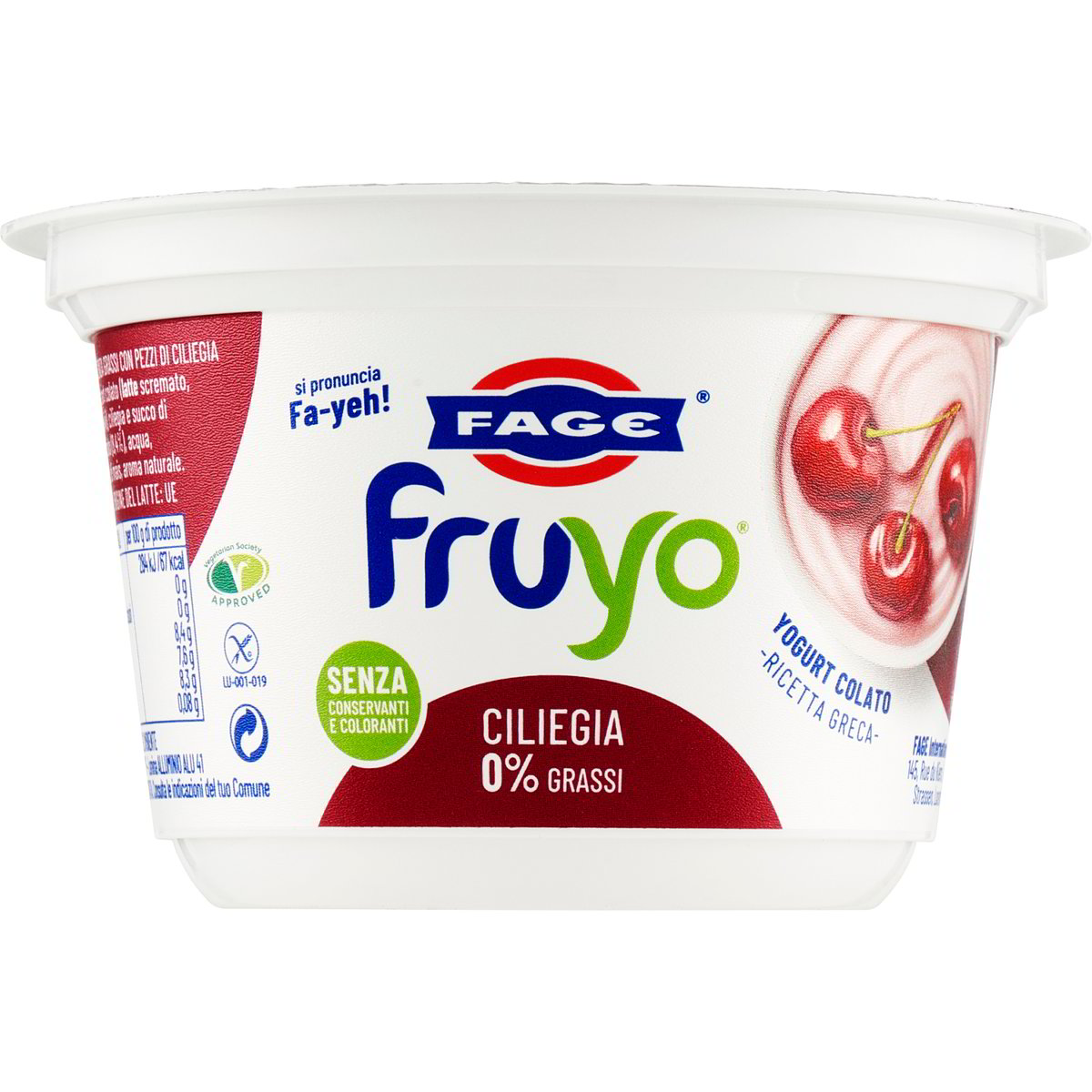 Yogurt colato fruyo pezzi di ciliegia 0% grassi FAGE 150 G - Coop Shop