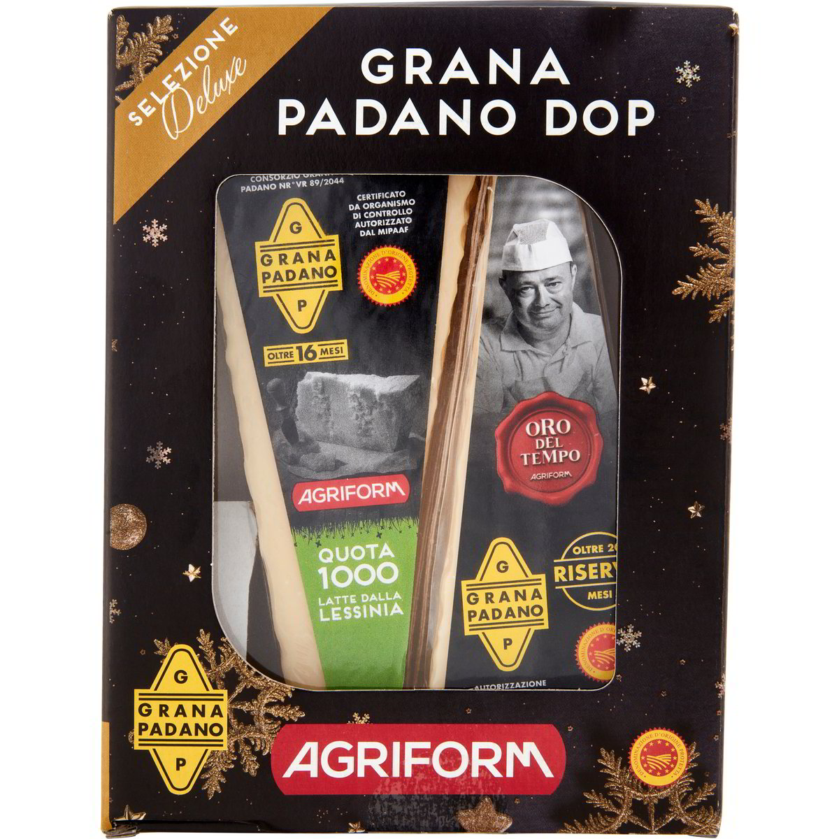 Confezione regalo grana padano DOP AGRIFORM 2 X 200 G - Coop Shop