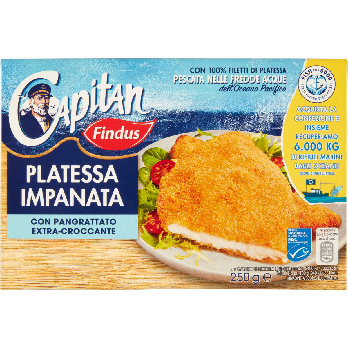 Platessa filetti impanata CAPITAN FINDUS 250 G - Coop Shop