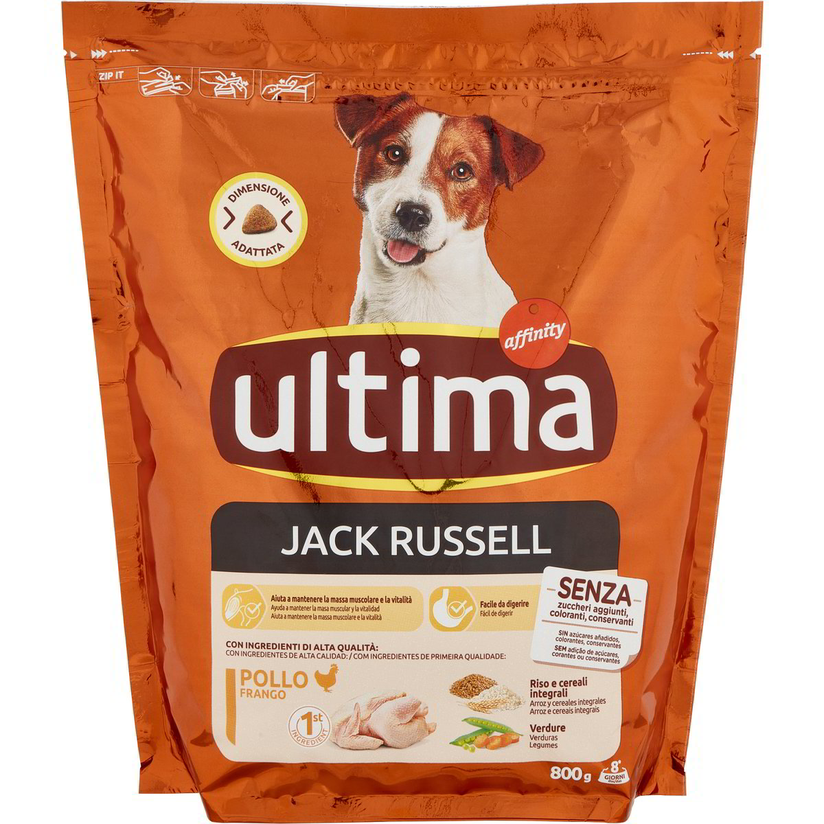 Alimento per cani jack russell con pollo ULTIMA 800 G - Coop Shop