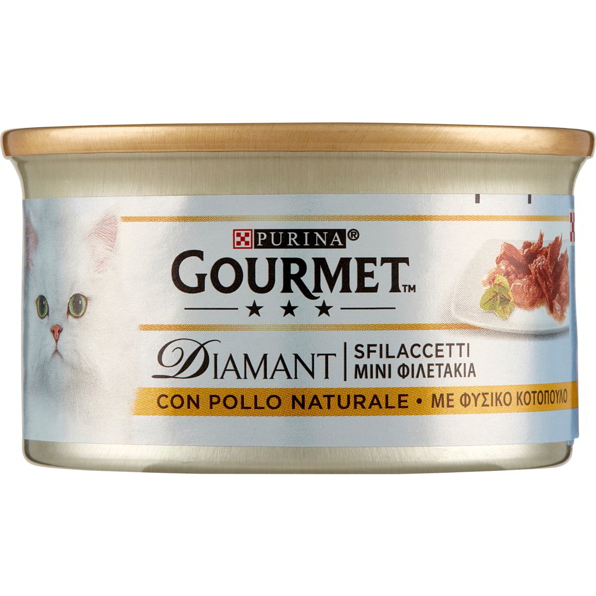 Alimento per gatti sfilaccetti con pollo delicato PURINA - GOURMET 85 G - Coop Shop