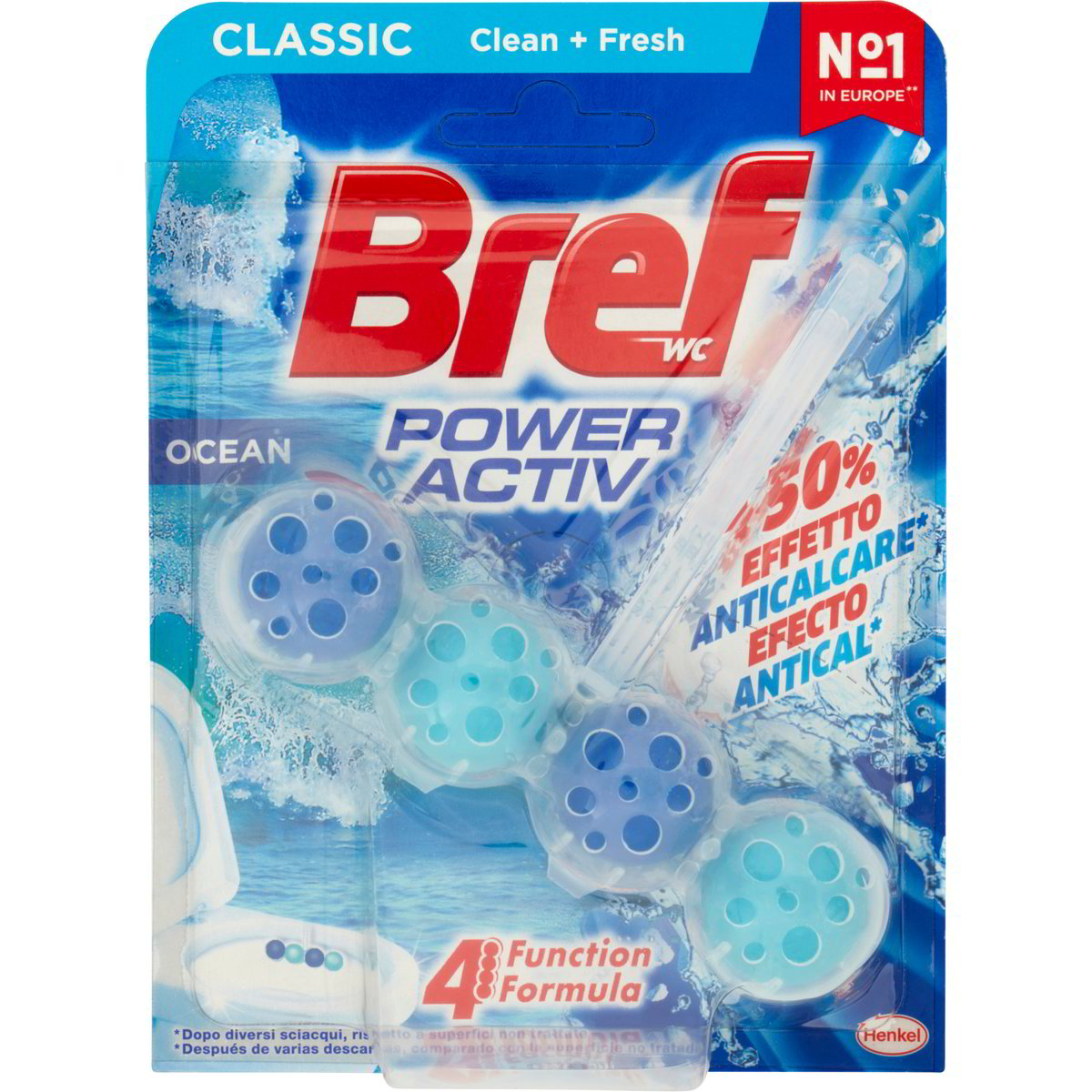 Tavoletta per wc power activ ocean BREF 50 G - Coop Shop