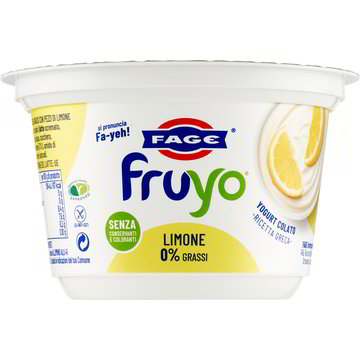Yogurt colato fruyo con pezzi di limone 0% grassi FAGE 150 G - Coop Shop
