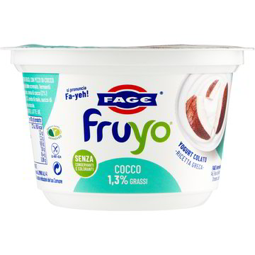 Yogurt colato fruyo con pezzi di cocco 1,3% grassi FAGE 150 G - Coop Shop