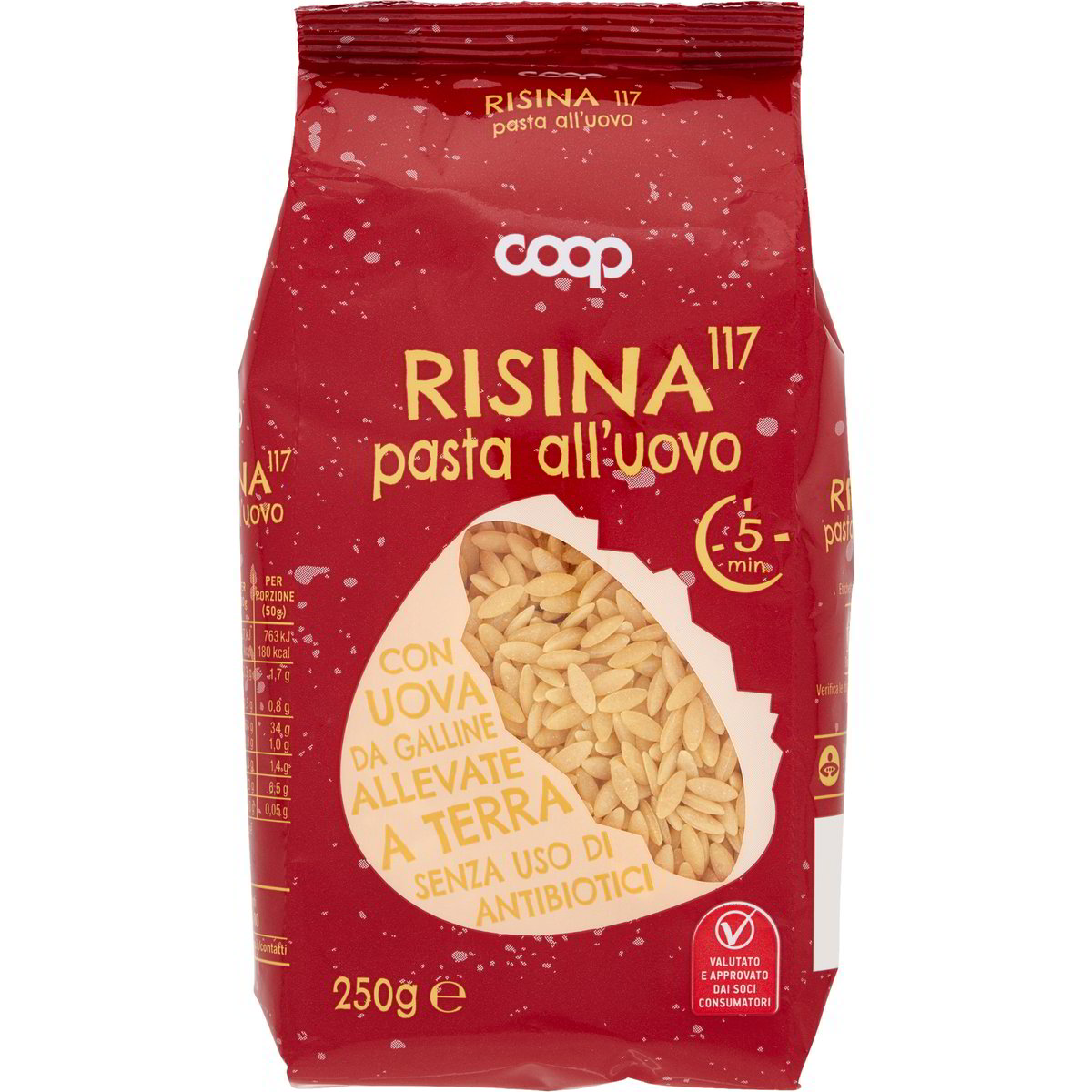 Risina all'uovo n.117 COOP 250 G - Coop Shop