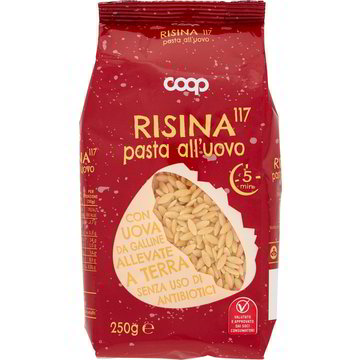 Risina all'uovo n.117 COOP 250 G - Coop Shop
