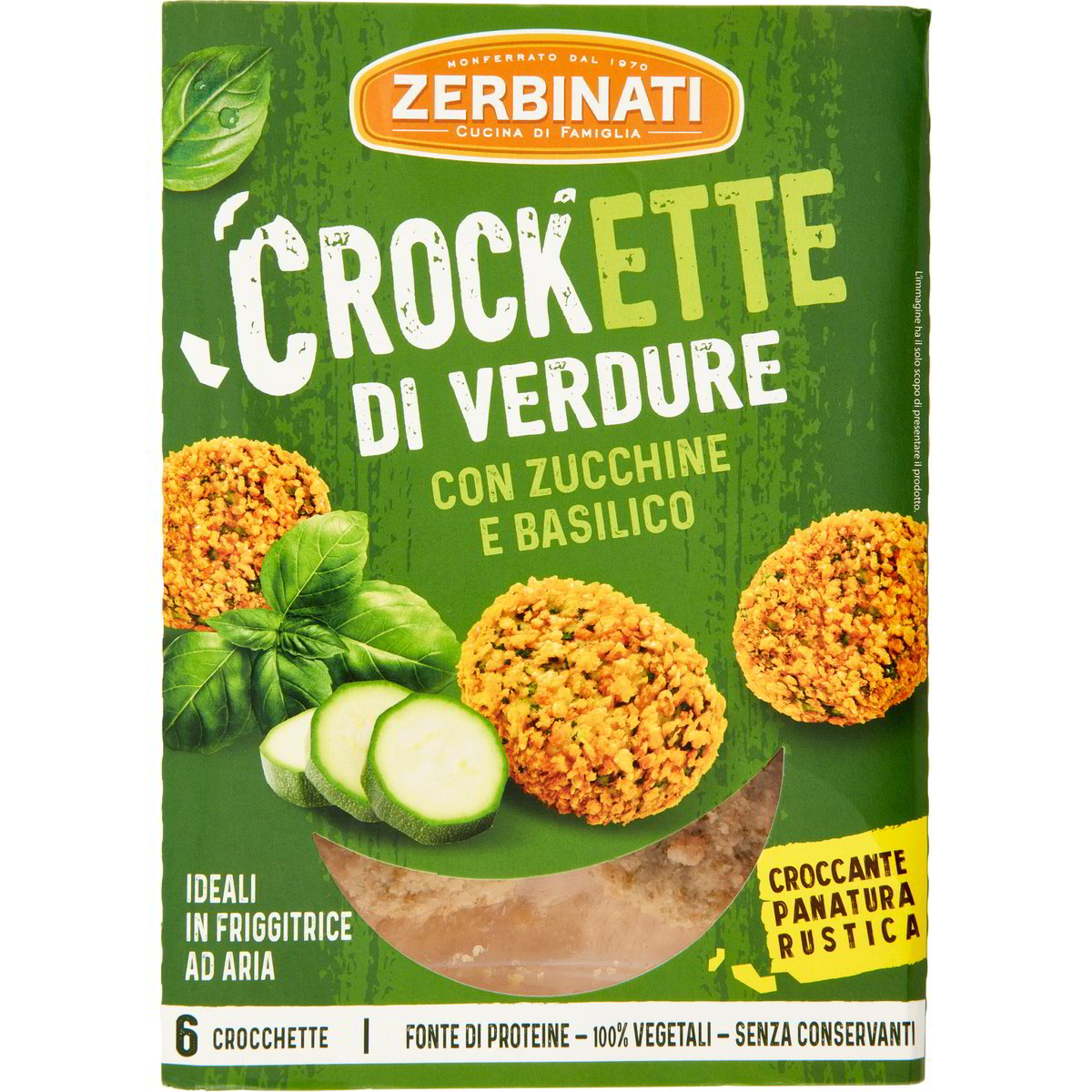 Crockette di verdure con zucchine e basilico ZERBINATI 160 G - Coop Shop