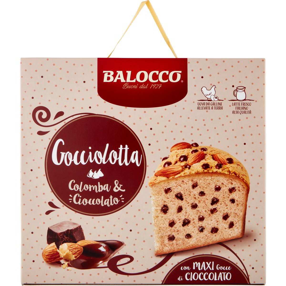 Colomba e cioccolato con maxi gocce di cioccolato BALOCCO 750 G - Coop Shop