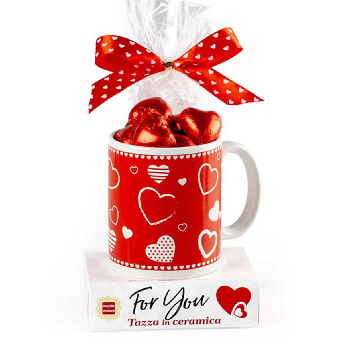 Cioccolatini cuoricini con tazza DOLCERIE VENEZIANE 100 G - Coop Shop
