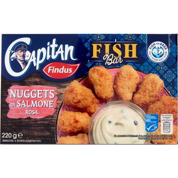 Salmone rosa nuggets fish bar FINDUS 220 G - Coop Shop
