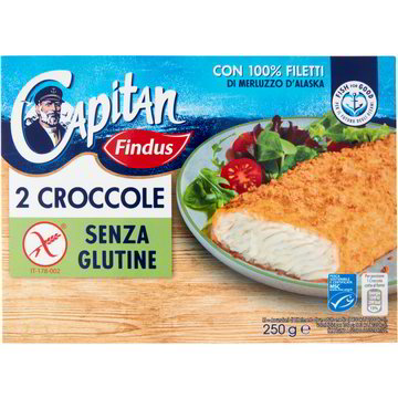 Merluzzo croccole x2 CAPITAN FINDUS 250 G - Coop Shop