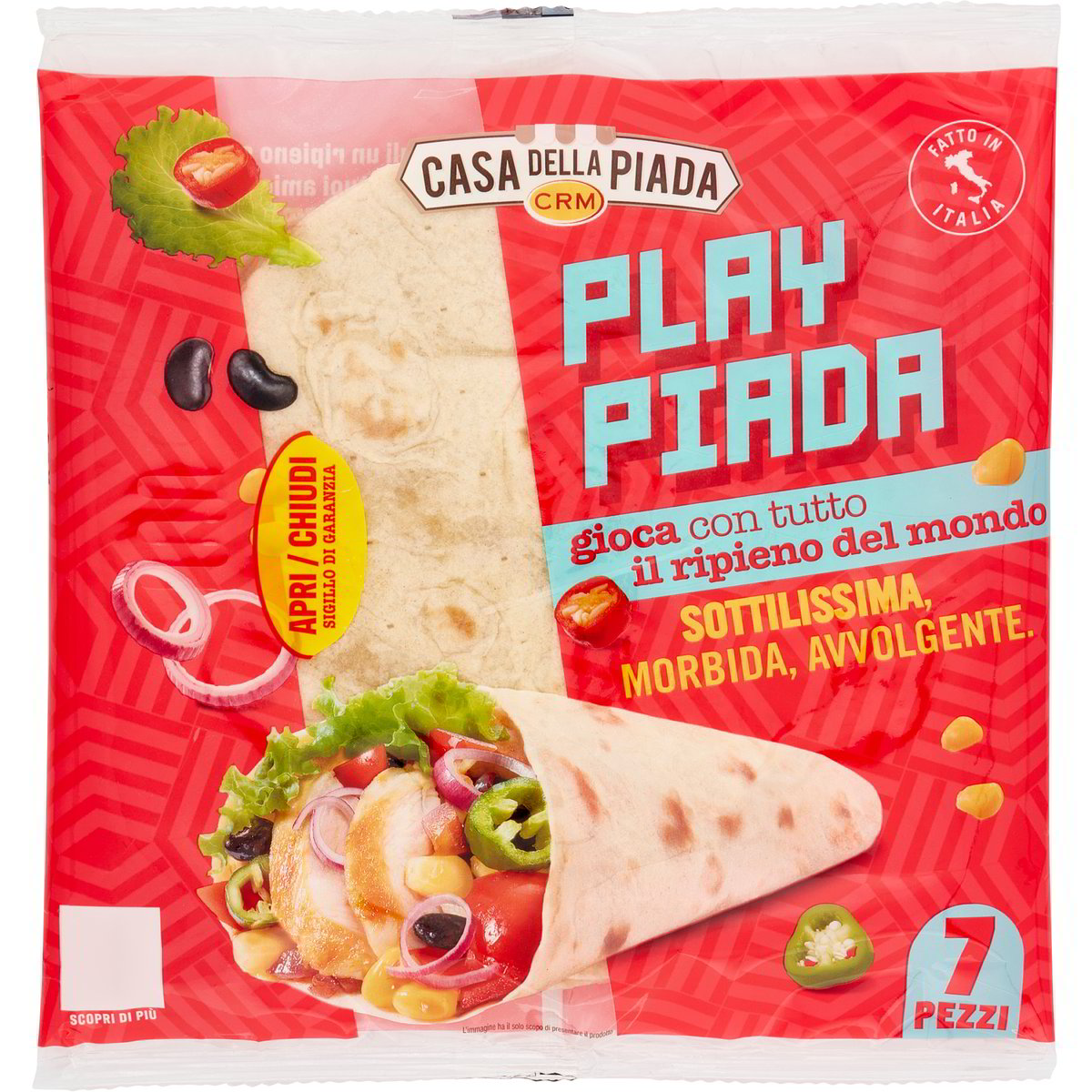 Piadina play piada x7 CASA DELLA PIADA CRM 280 G - Coop Shop