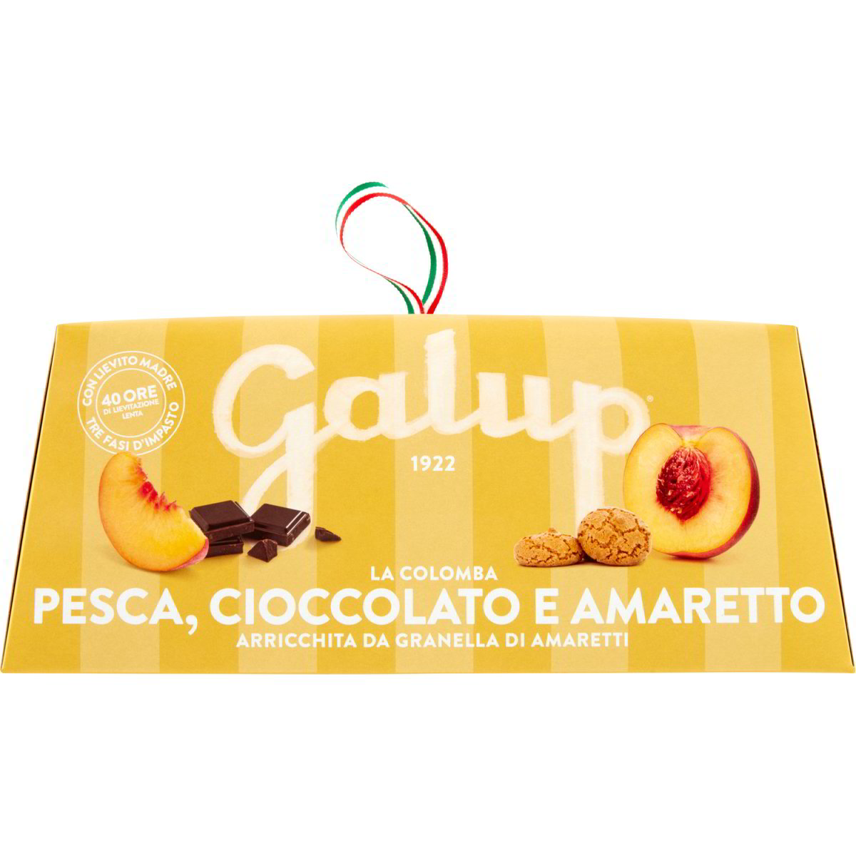 Colomba con amaretto/cioccolato/pesca GALUP 750 G - Coop Shop