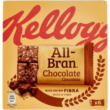 Barrette di cioccolato all-bran KELLOGG'S 240 G - Coop Shop