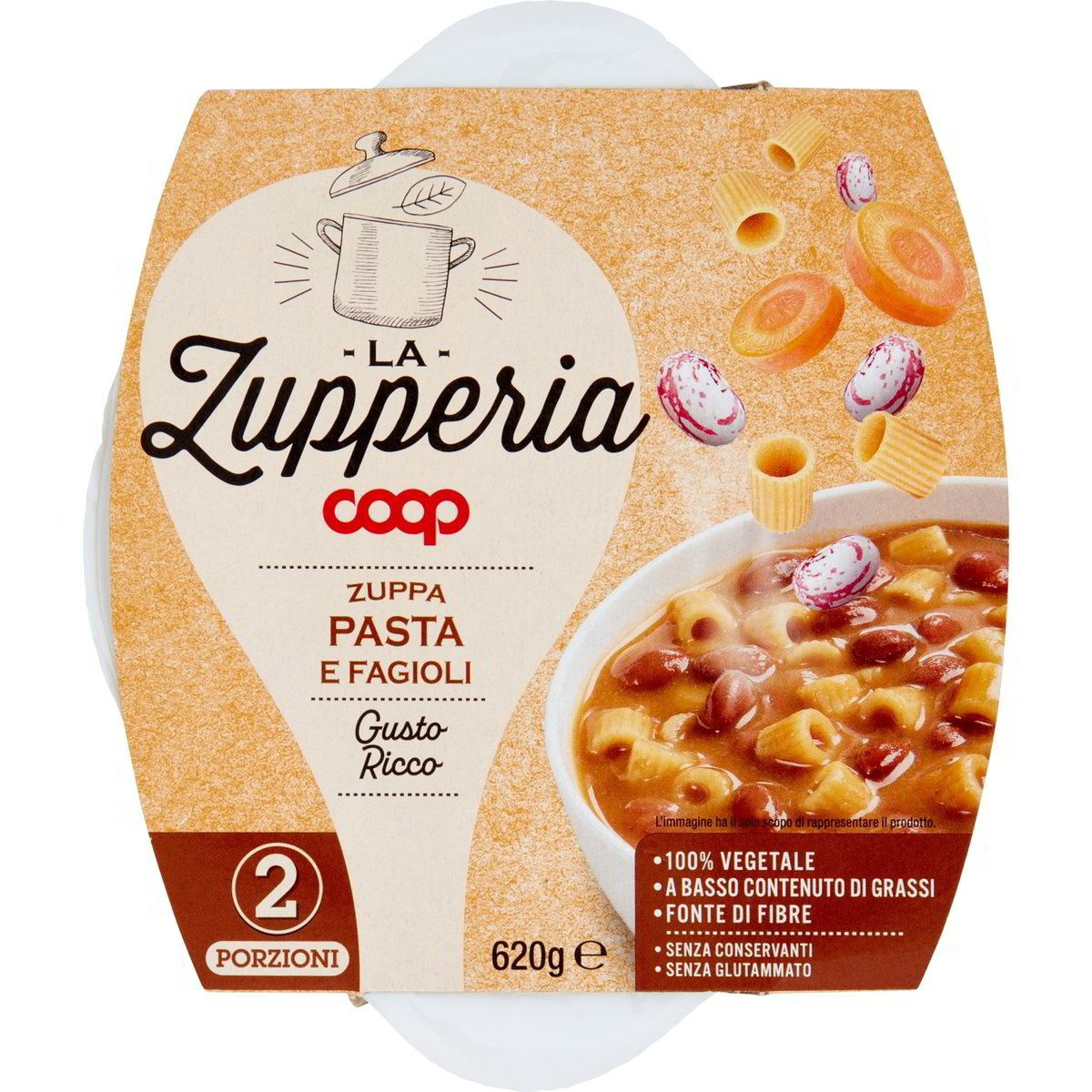 Zuppa pasta e fagioli COOP 620 G - Coop Shop