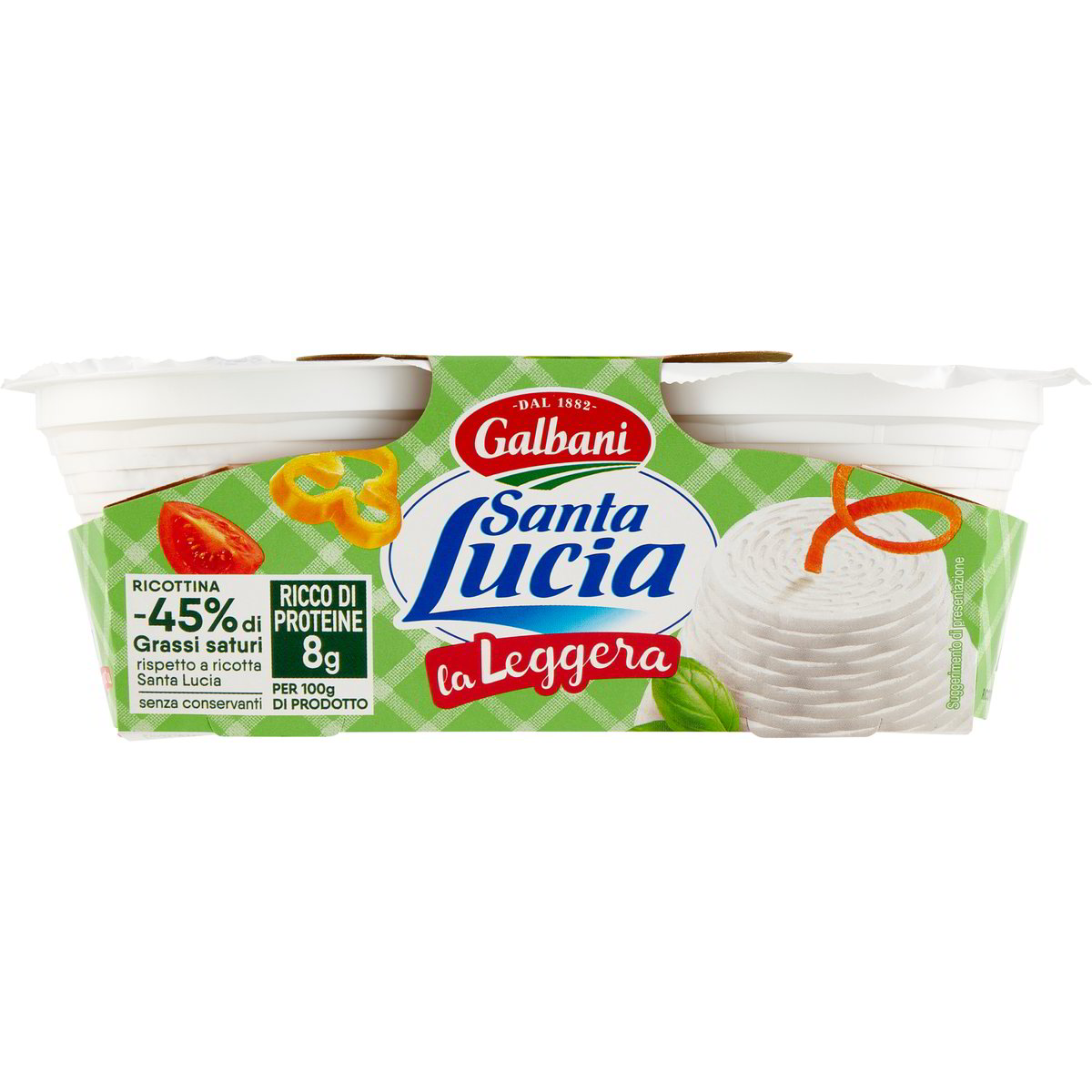 Ricotta light SANTA LUCIA 2 X 90 G - Coop Shop