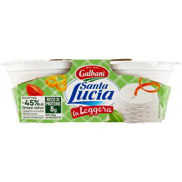 Ricotta light SANTA LUCIA 2 X 90 G - Coop Shop