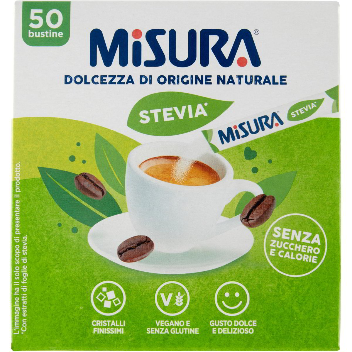 Dolcificante stevia in bustine x50 MISURA 75 G - Coop Shop
