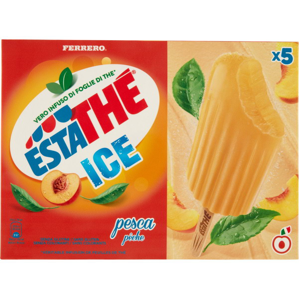 Gelato stecco estathè alla pesca x5 FERRERO 350 G - Coop Shop