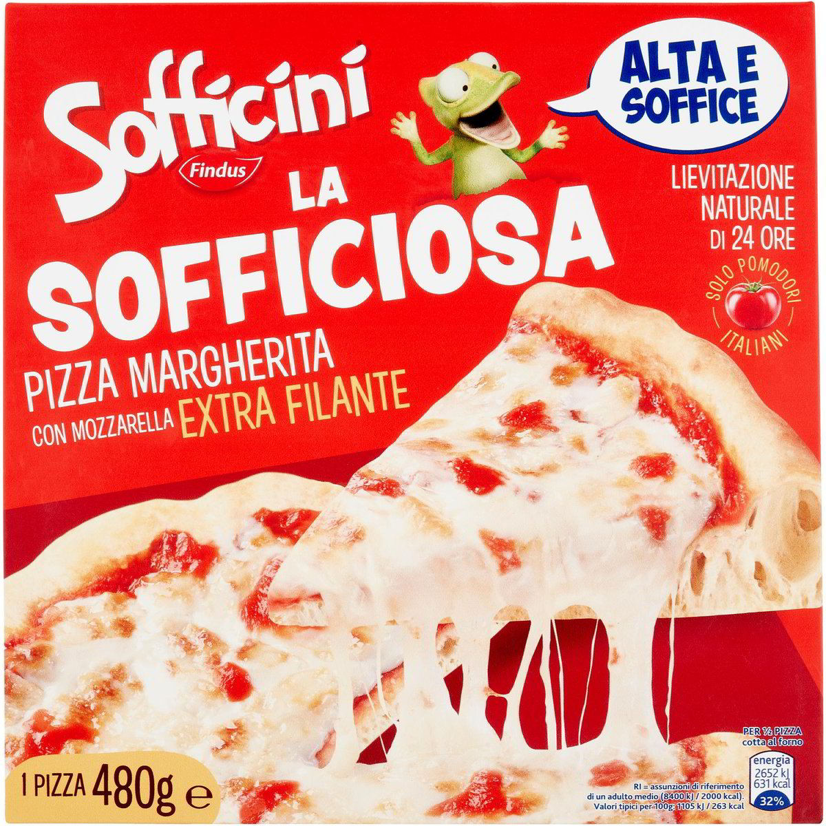 Pizza surgelata margherita sofficini FINDUS 480 G - Coop Shop