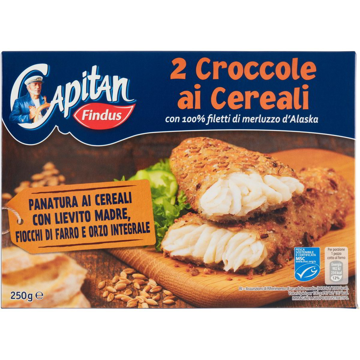 Merluzzo croccole ai cereali x2 CAPITAN FINDUS 250 GR - Coop Shop