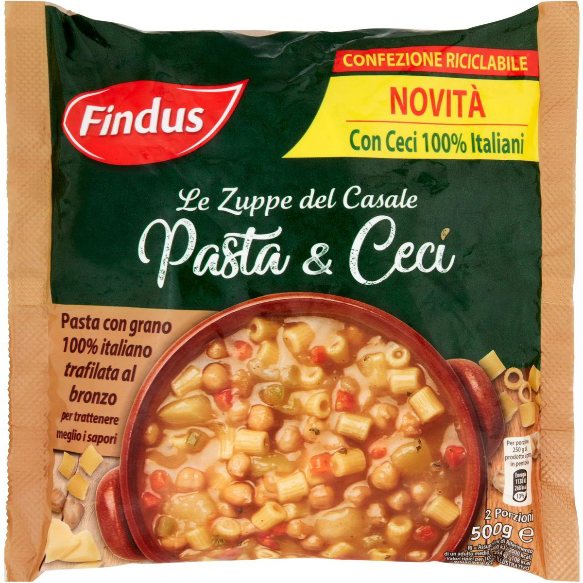 Zuppa del casale con pasta e ceci FINDUS 500 G - Coop Shop