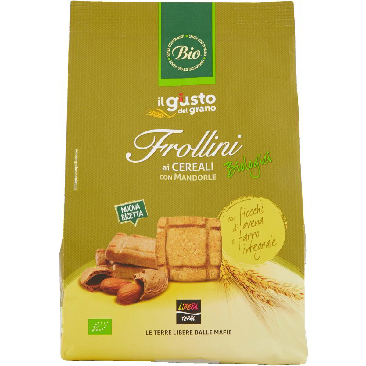 Frollini ai cereali con mandorle in granella LIBERA TERRA 300 G - Coop Shop