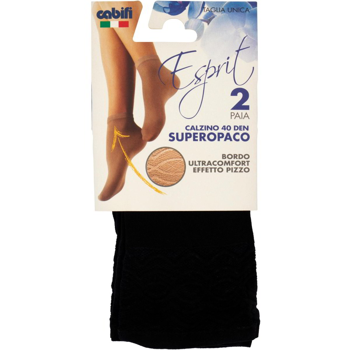 Calze donna 2 paia corte esprit 40den CABIFI 1 PZ - Coop Shop