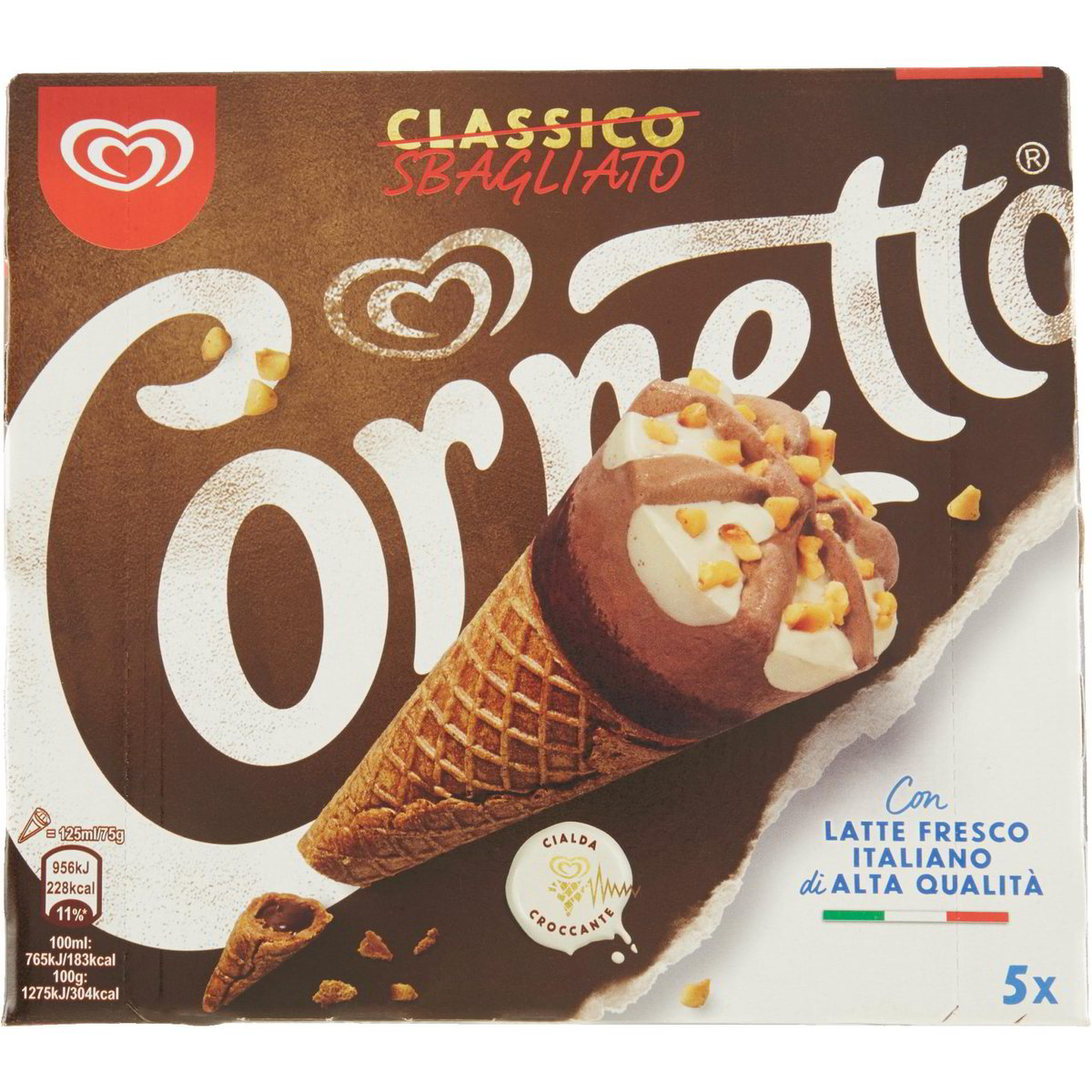 Cornetto sbagliato ALGIDA 5 X 75 G - Coop Shop