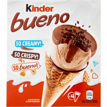 Cornetto kinder bueno KINDER 4 X 62 G - Coop Shop