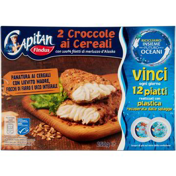 Merluzzo croccole ai cereali x2 CAPITAN FINDUS 250 GR - Coop Shop