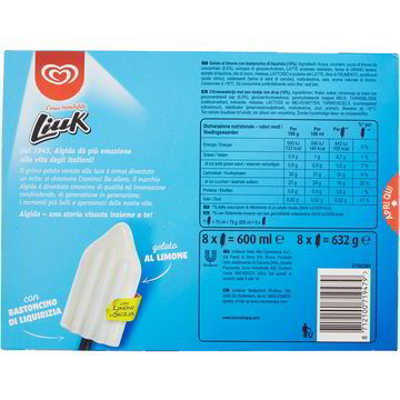 Stecco gelato liuk limone ALGIDA - Coop Shop