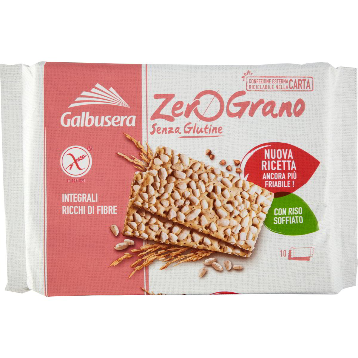 Crackers integrale con riso soffiato zerograno GALBUSERA 360 G - Coop Shop