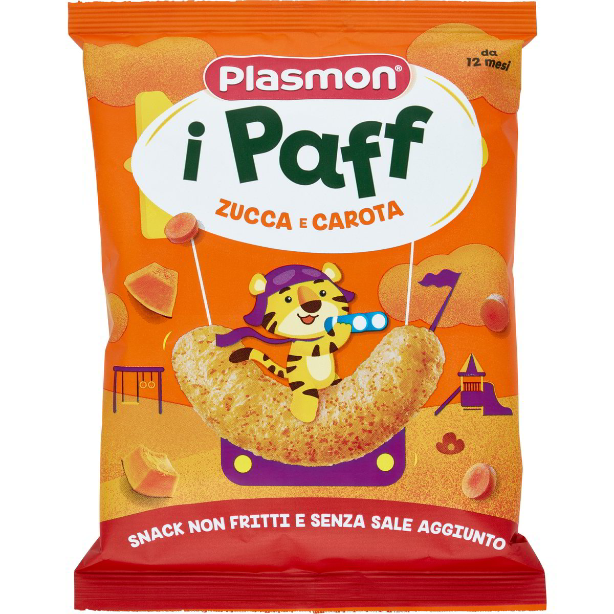 Snack i paff dei bambini zucca e carota PLASMON 15 G - Coop Shop