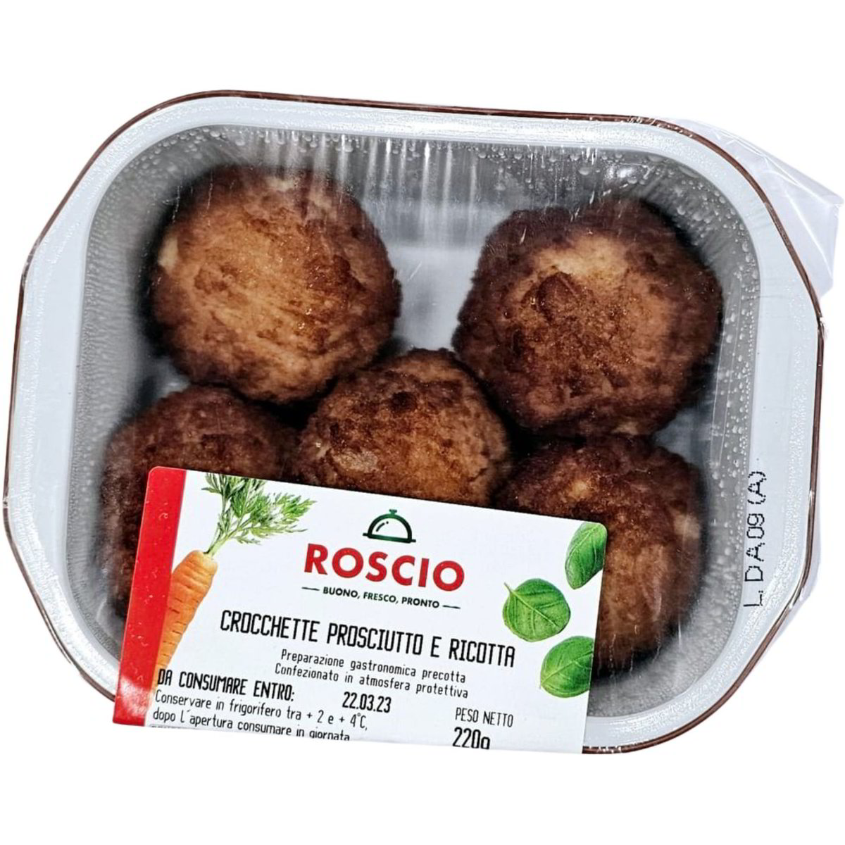 Crocchette di patate con prosciutto e ricotta ROSCIO 220 G - Coop Shop