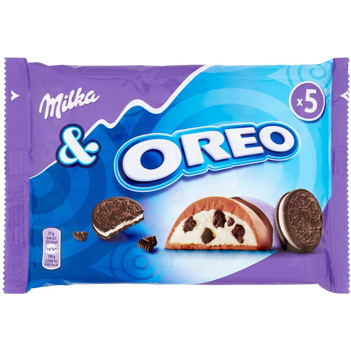 Snack di cioccolato oreo MILKA 5 X 37 G - Coop Shop
