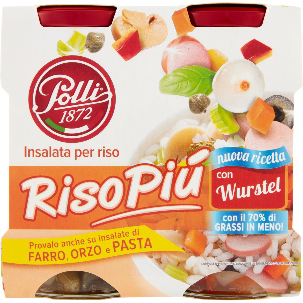 Condimento insalate di riso più wurstel POLLI 2 X 290 G - Coop Shop