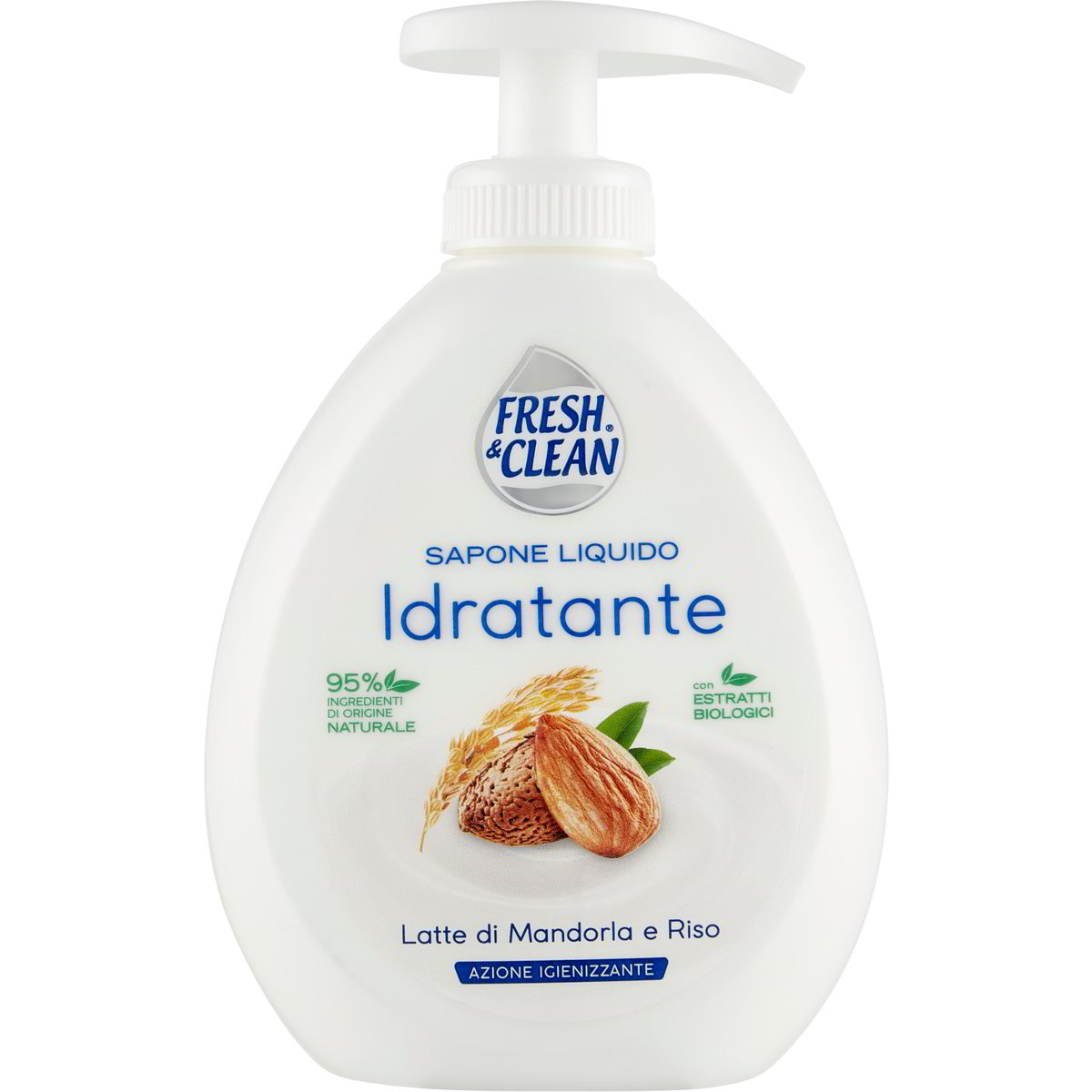 Detergente mani e viso saponelatte idratante FRESH&CLEAN 300 ML - Coop Shop