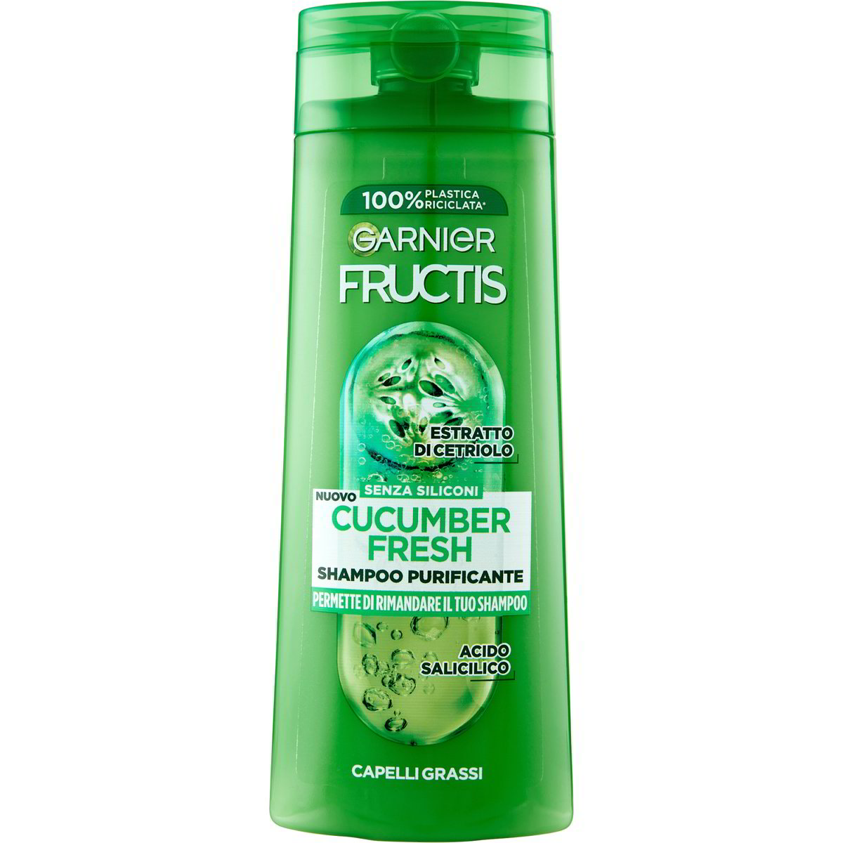 Shampoo capelli grassi purificante cucumber fresh GARNIER FRUCTIS 250 ...