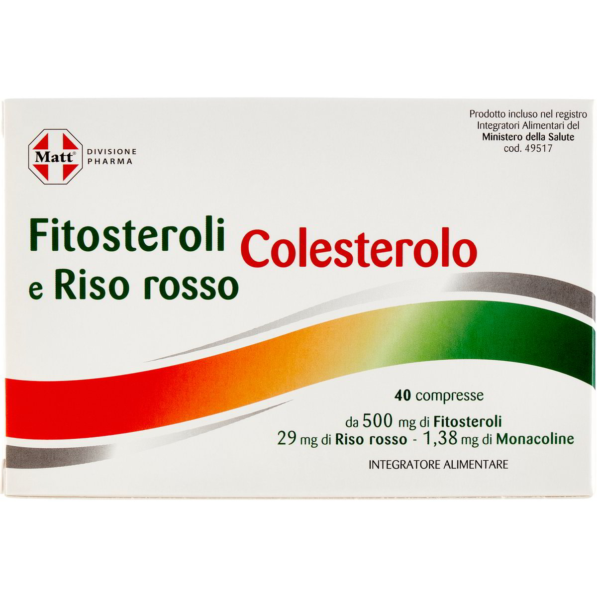 Integratore fitosteroli e riso rosso x40 MATT&DIET 40 G - Coop Shop