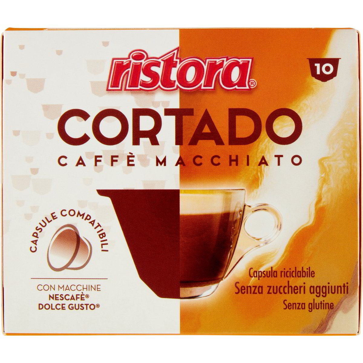 Capsule caffè cortado macchiato x10 RISTORA - NESCAFÉ DOLCE GUSTO 80 G ...