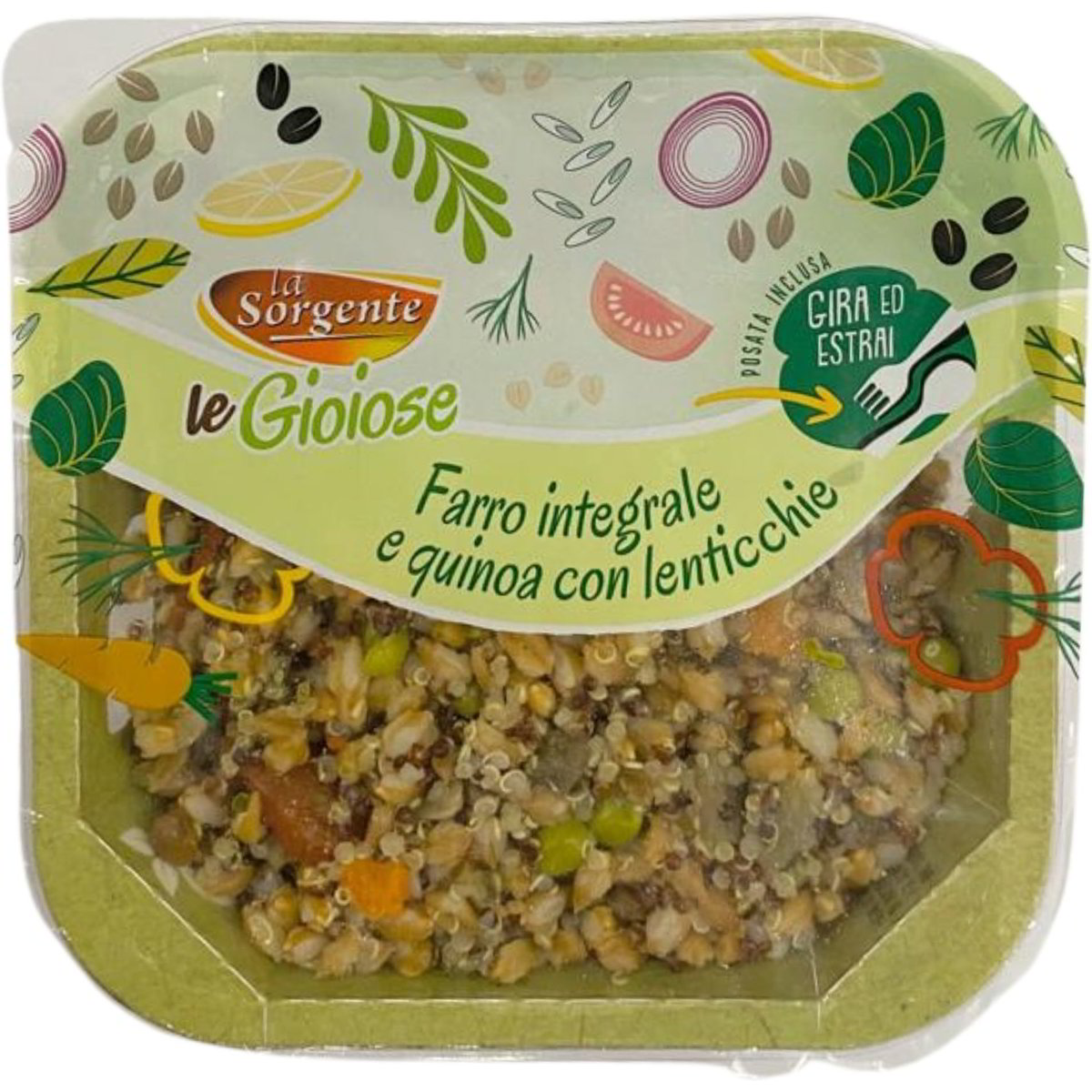 Insalata mix di farro integrale, quinoa e lenticch LA GIOIOSA 200 G ...