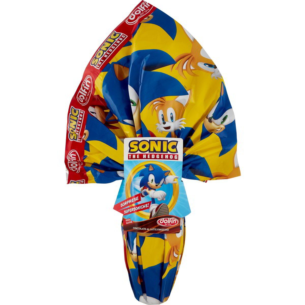 Uovo pasqua cioccolato latte sonic DOLFIN 220 G - Coop Shop