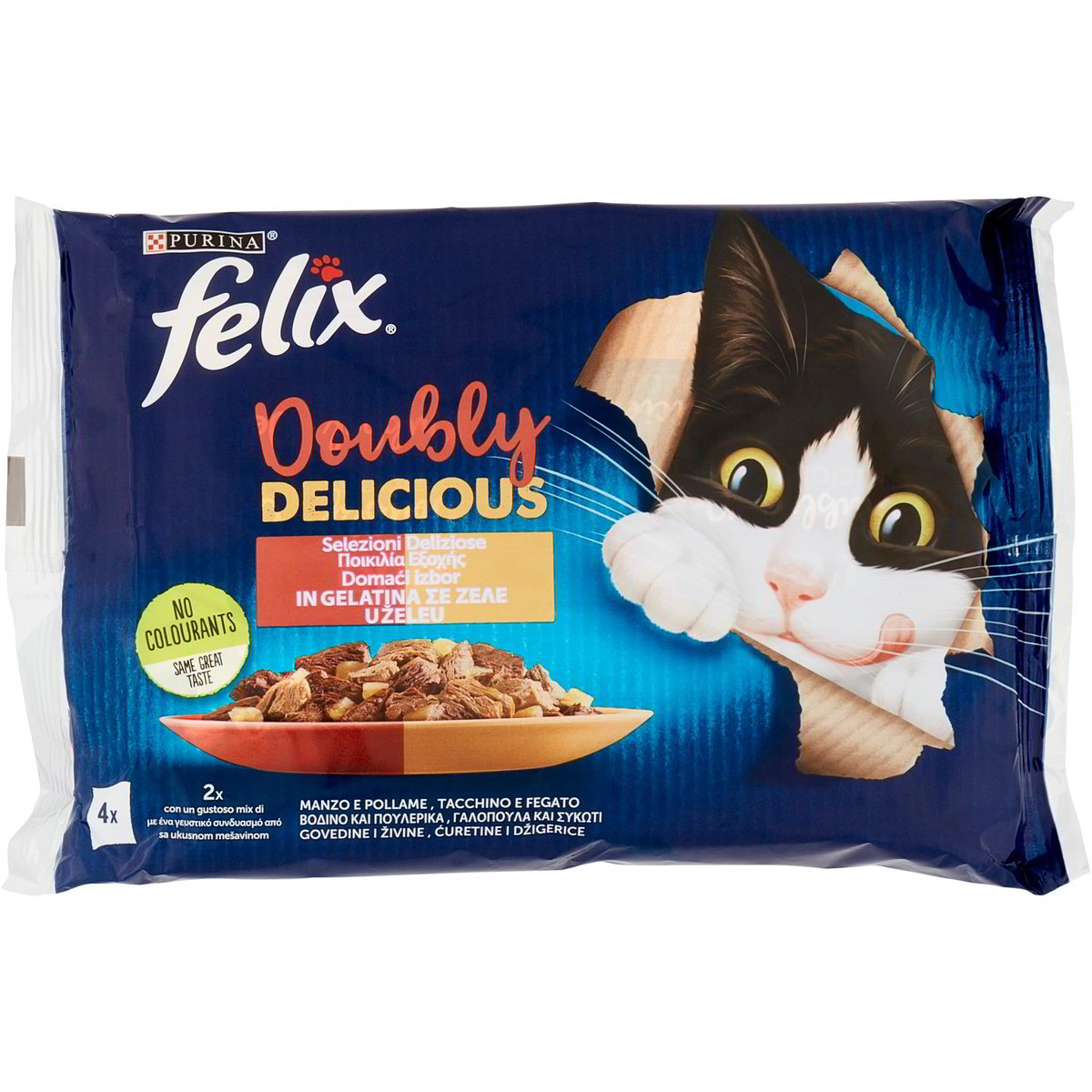 Alimento gatti doubly delicious x4 PURINA - FELIX 340 G - Coop Shop